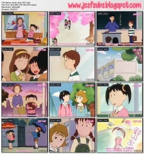 JESF SUBS: [JESF SUBS] Azuki - chan Episode 1 Indonesia Sub